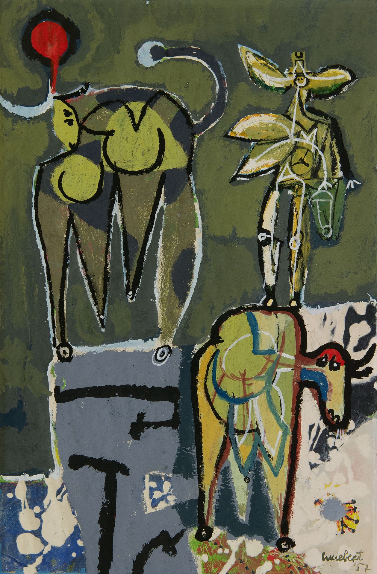 Lucebert (1924-1994) Gemälde zu Verkaufen